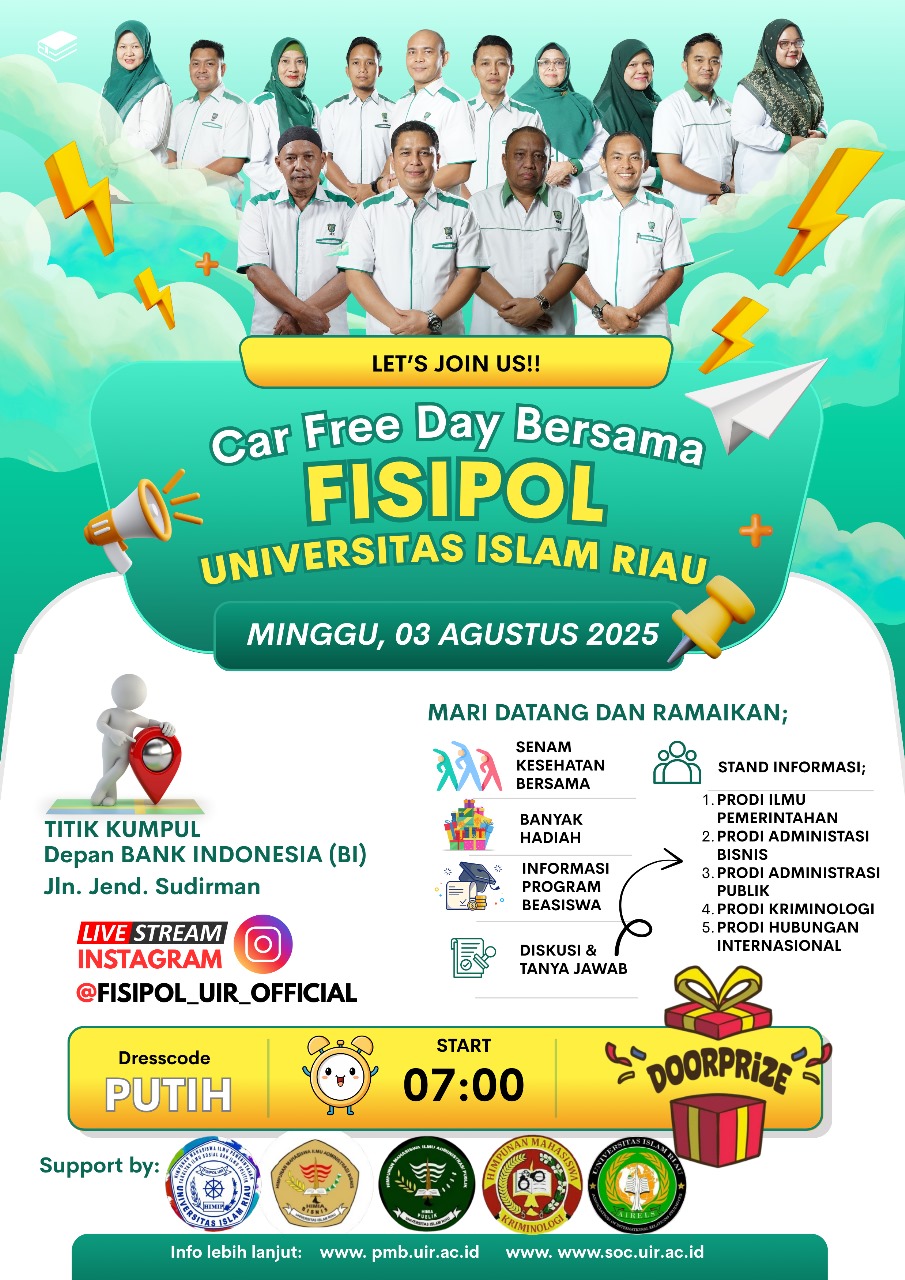 Promosi Car Free Day - Fakultas Ilmu Sosial & Ilmu Politik